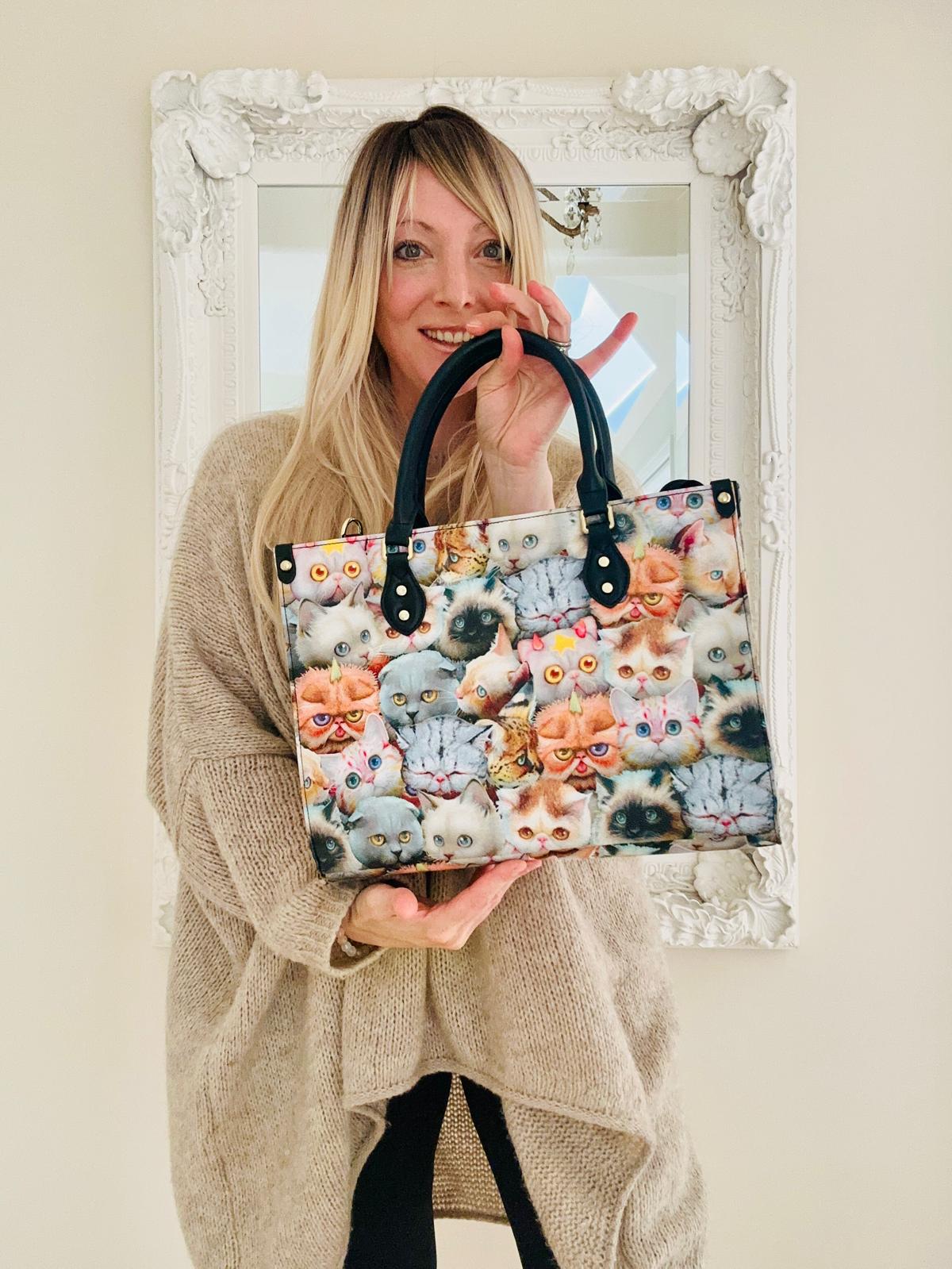 Crazy for Cats Handbag | Camilla d’Errico Designer Cat Bag for Art ...