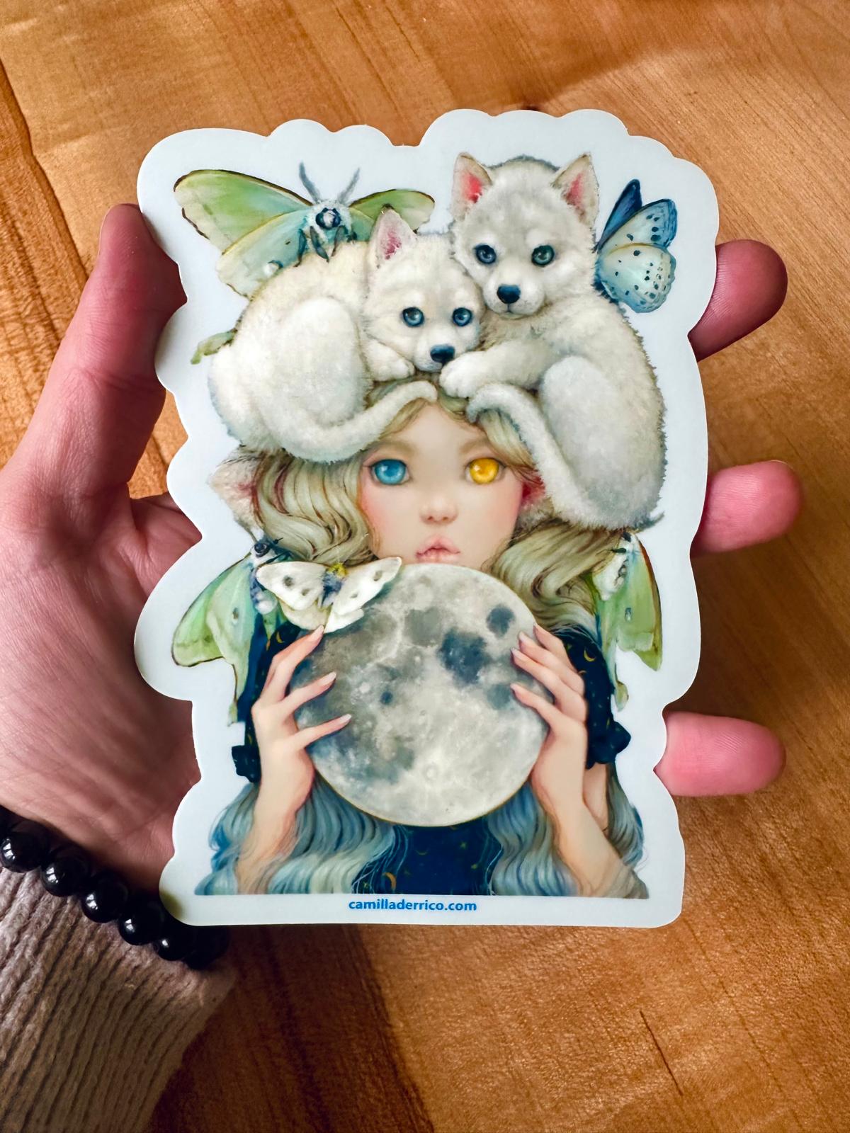 Dreambound Luna Glow-in-the-Dark Vinyl Sticker – camilladerrico.com
