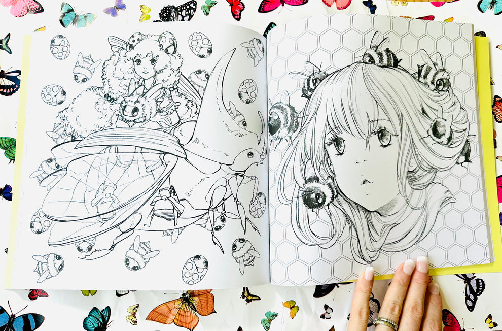Pop Manga Flights of Fancy Coloring Book – camilladerrico.com